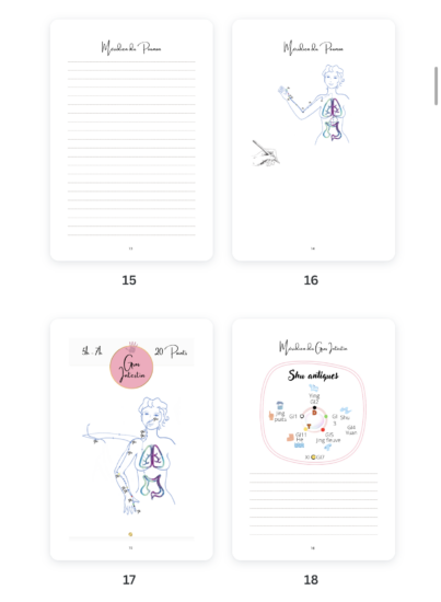 Acupuncture Notebook de l’étudiant : prendre des notes sur les ...