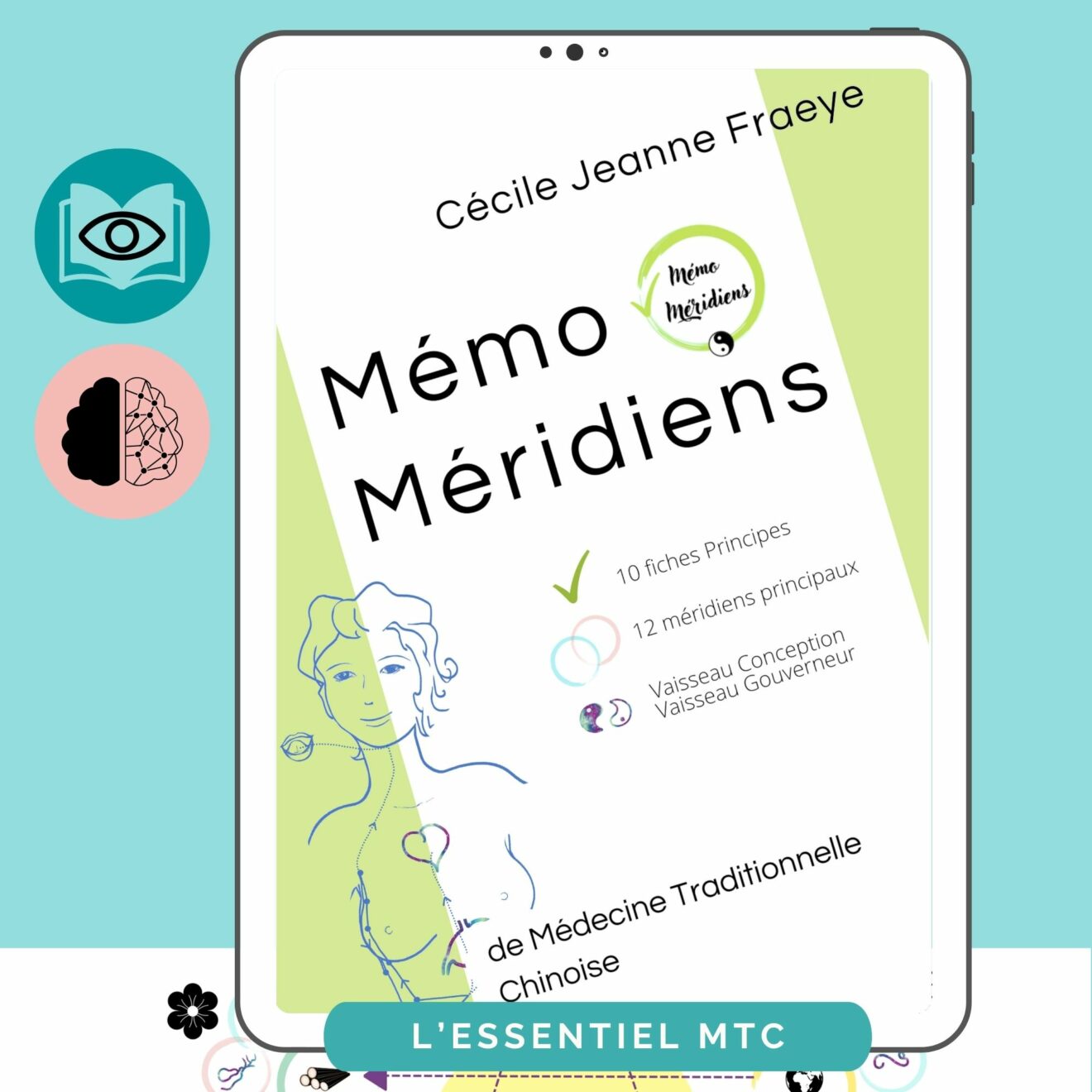 Carte des Méridiens : le Mémo, livre de Médecine Chinoise – Le Serpent ...